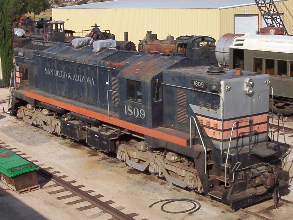 PSRM Diesel Locomotives – Pacific Southwest Railway Museum